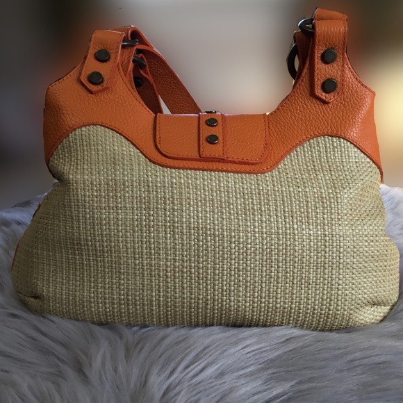 Tanner | Bags | Tanner Authentic Vintage Leather With Straw | Poshmark